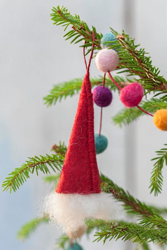 Pyssla en minigran med filt | Land